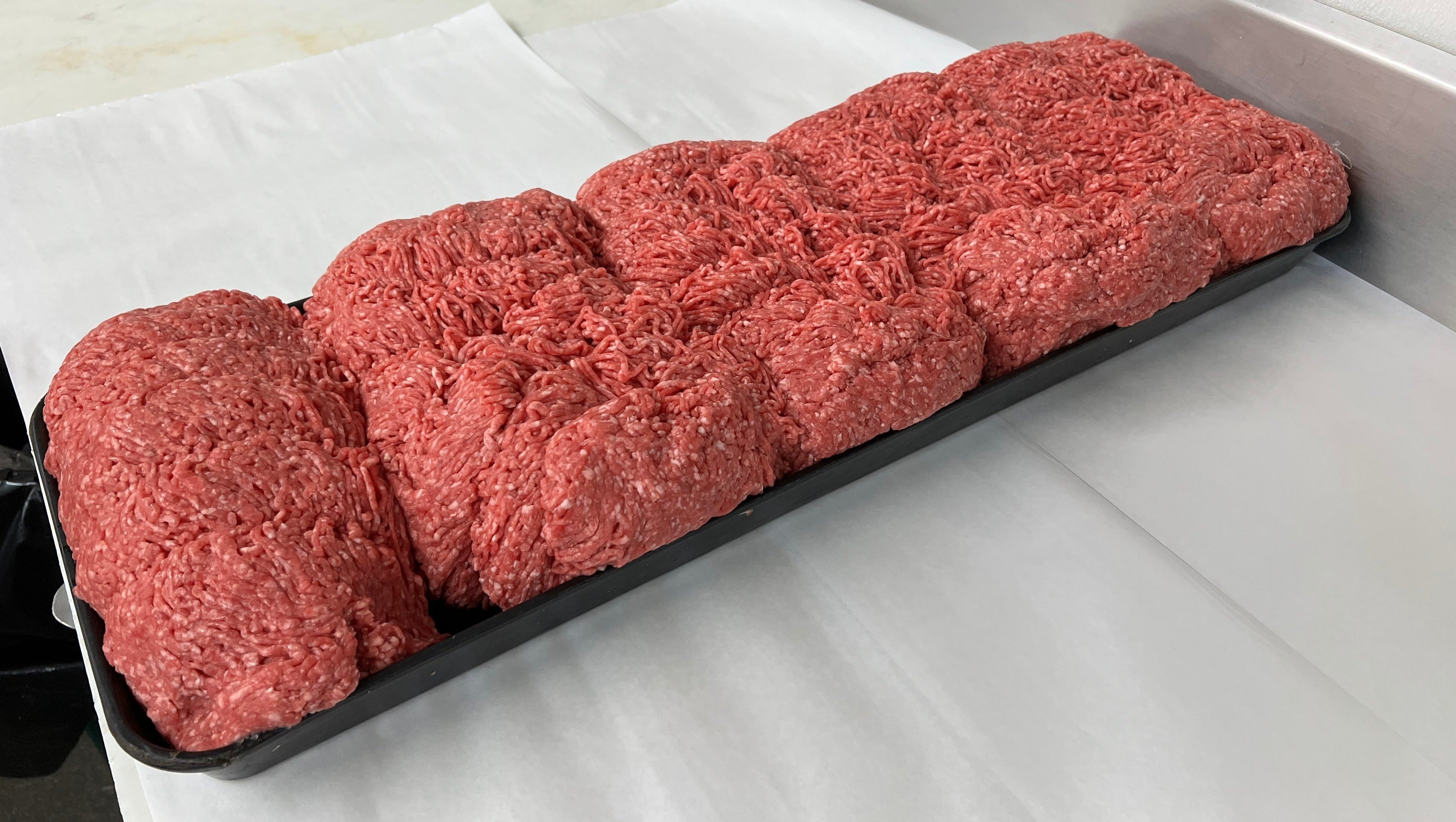 Ground Beef 80/20 per pound – Echo Lake Meats
