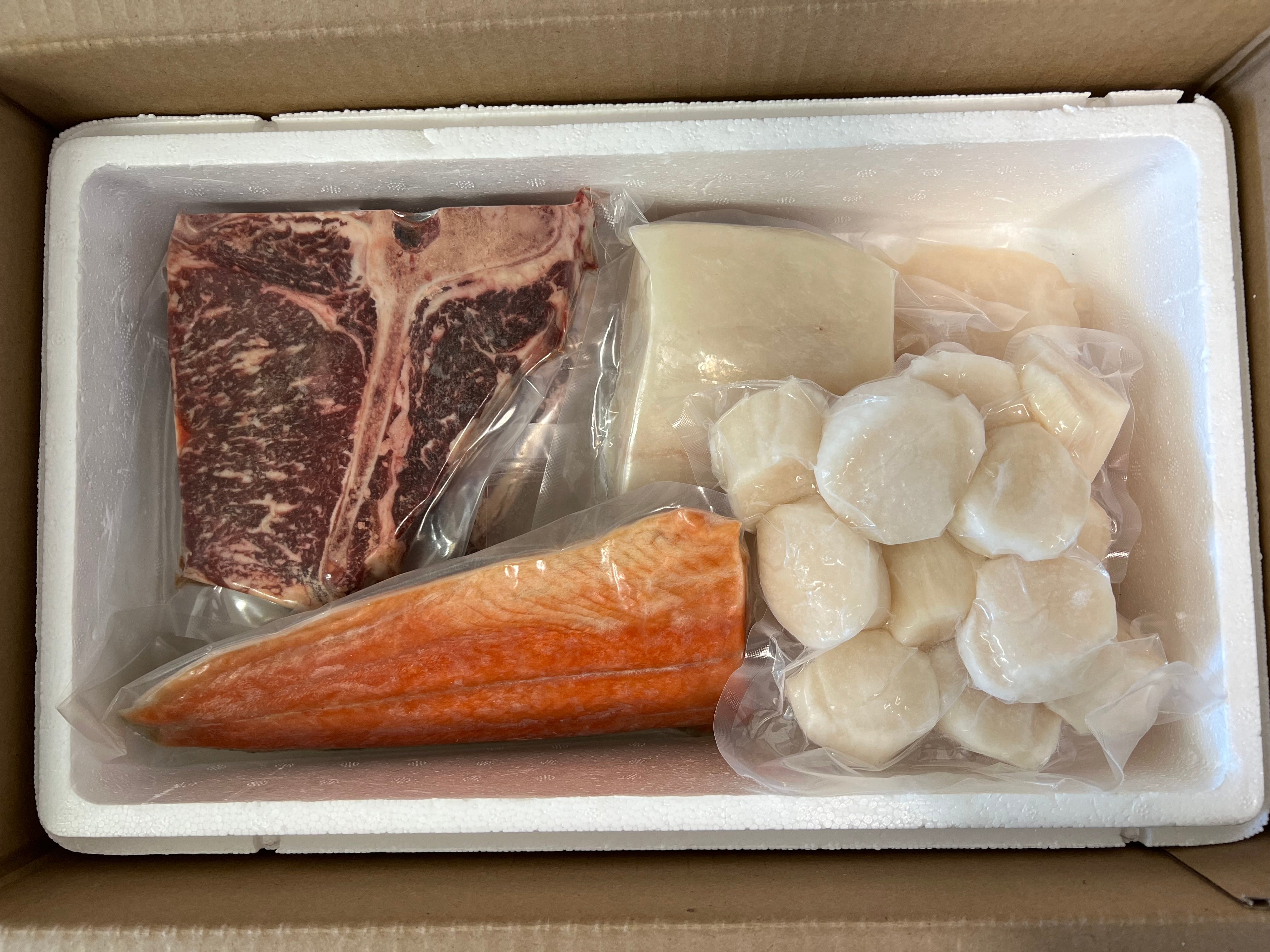 Alaskan Seafood Box – Echo Lake Meats